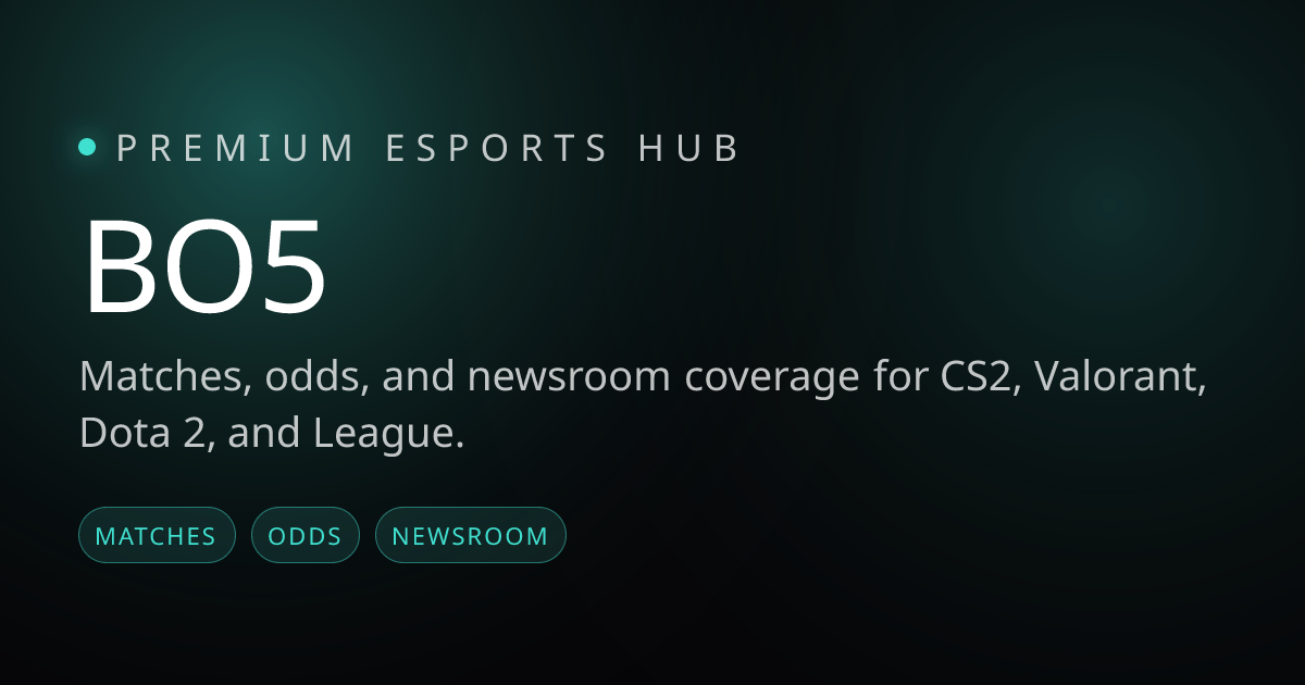Live Esports Odds & Match Center